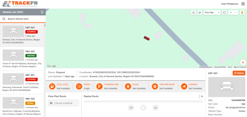 VEHICLE MONITORING